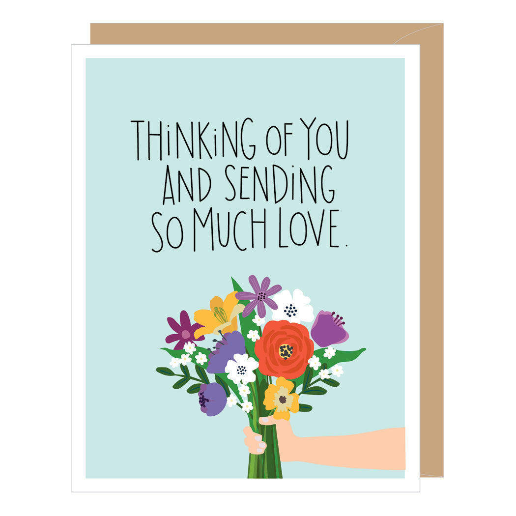Flower Bouquet, Thinking of You Card – Apartment 2 Cards