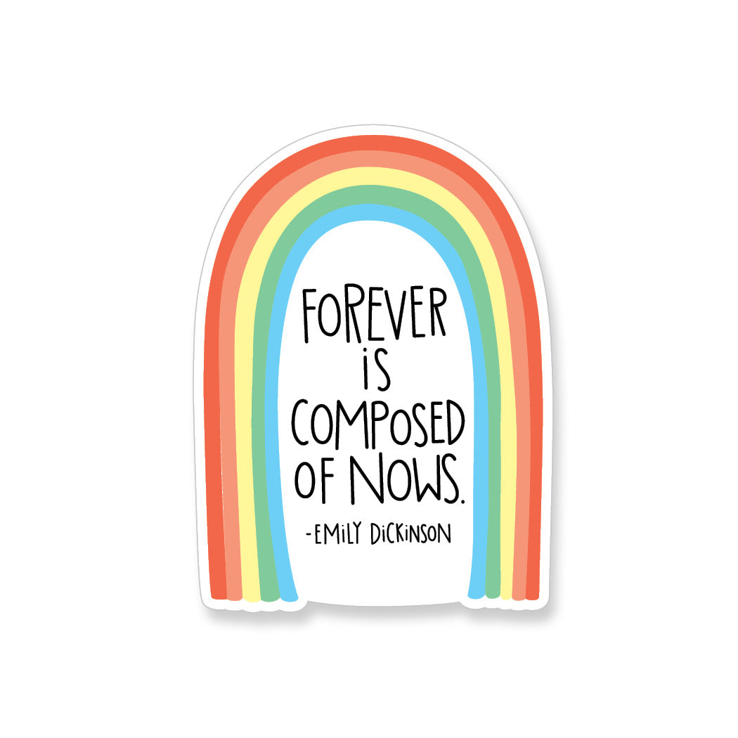 Emily Dickinson Forever Quote Vinyl Sticker – Apartment 2 Cards