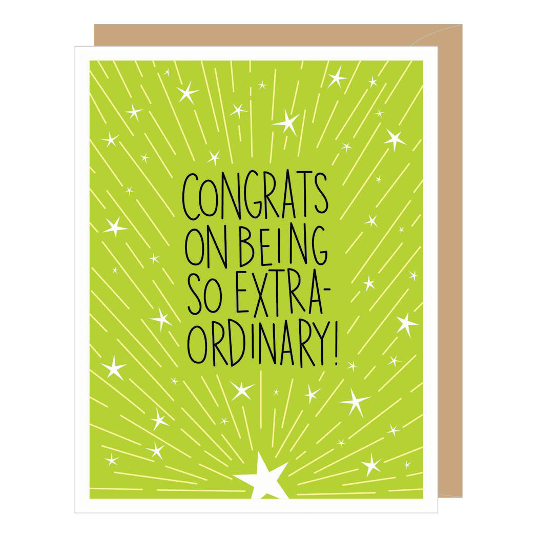 Extraordinary Congratulations Card – Apartment 2 Cards